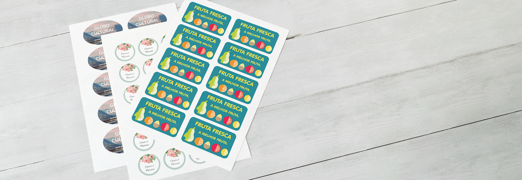 Impressão de folhas de autocolantes personalizados | Vistaprint