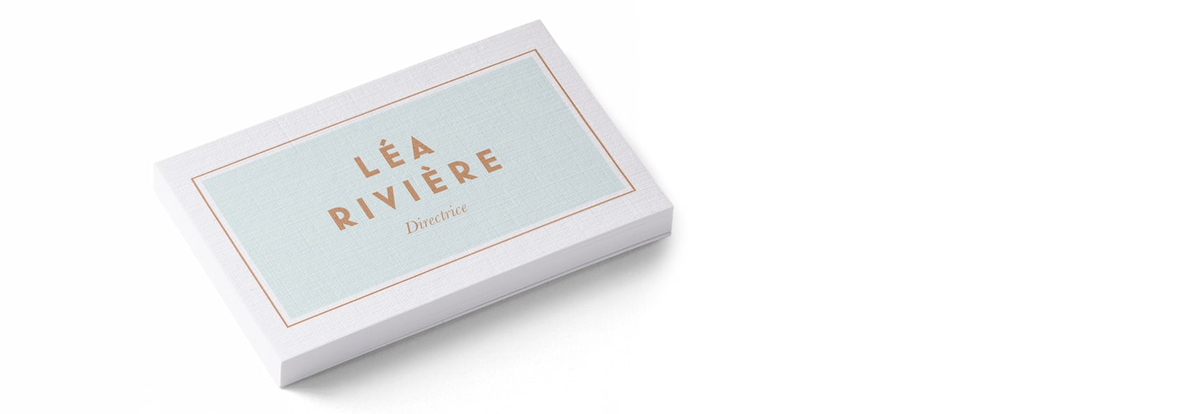 Cartes de visite lin personnalisées | VistaPrint