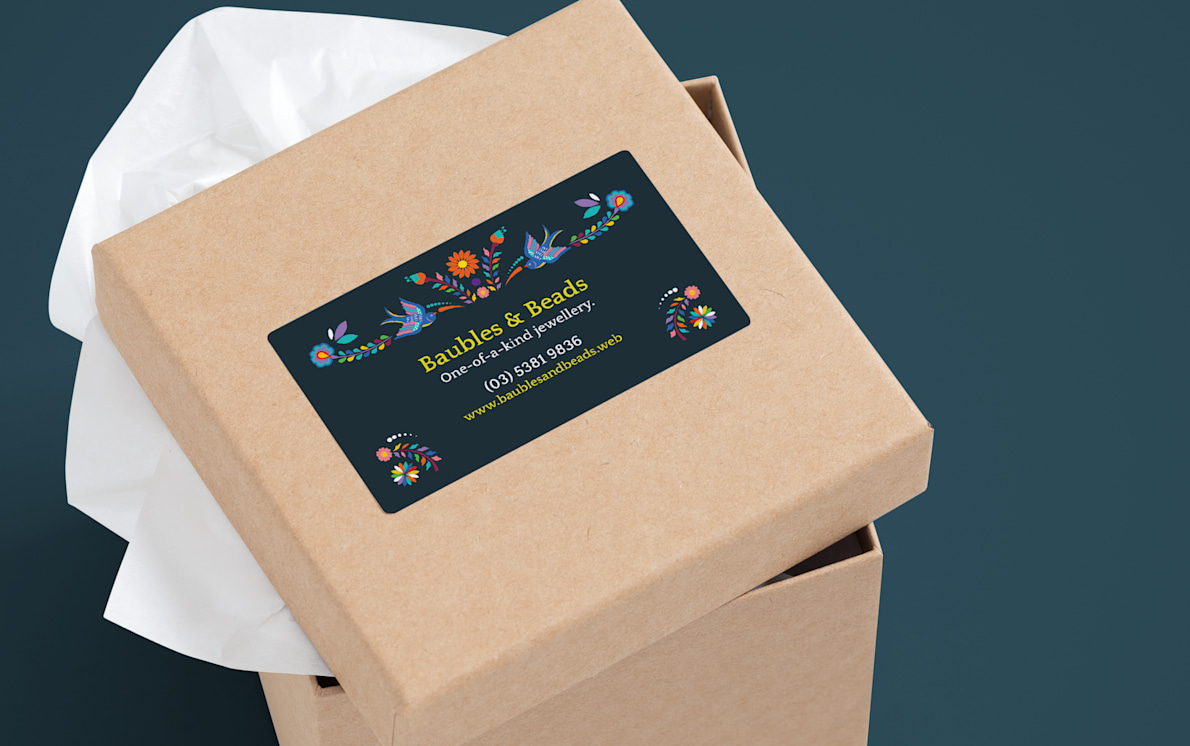 Business Card Stickers & Business Sticker Printing | Vistaprint AU