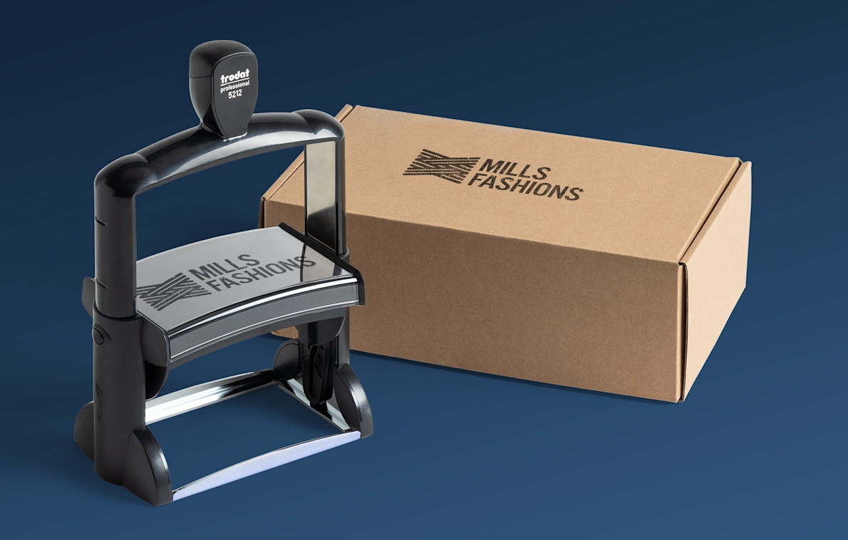 Custom Packaging Stamps, Large Custom Stamps | VistaPrint