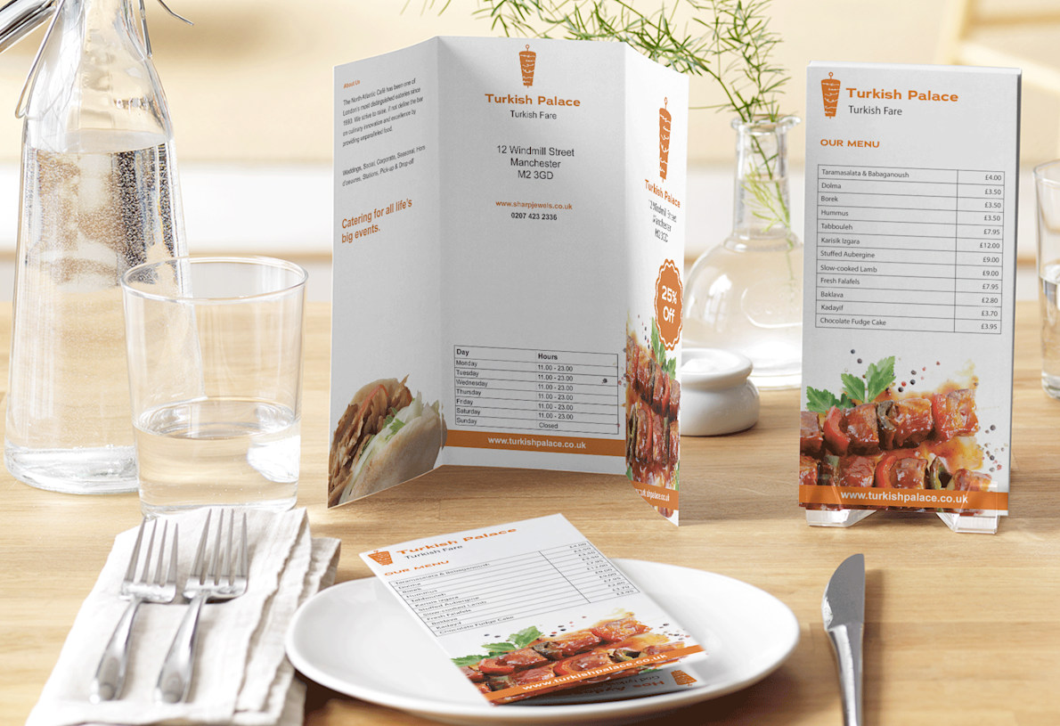 Restaurant Menu Printing & Menu Design | Vistaprint