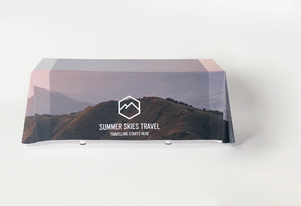 Custom Tablecloths, Personalised Tablecloth with Logo | Vistaprint