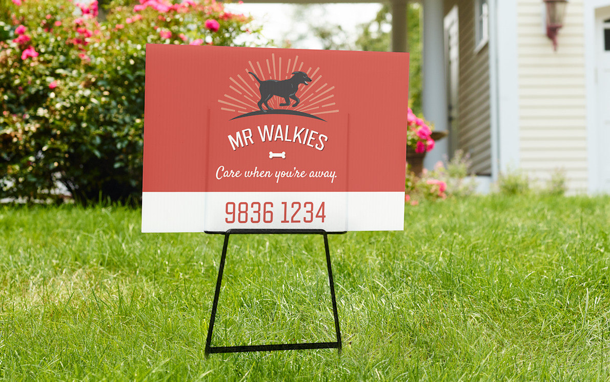 Corflute Sign Stands | Lawn Sign Stands