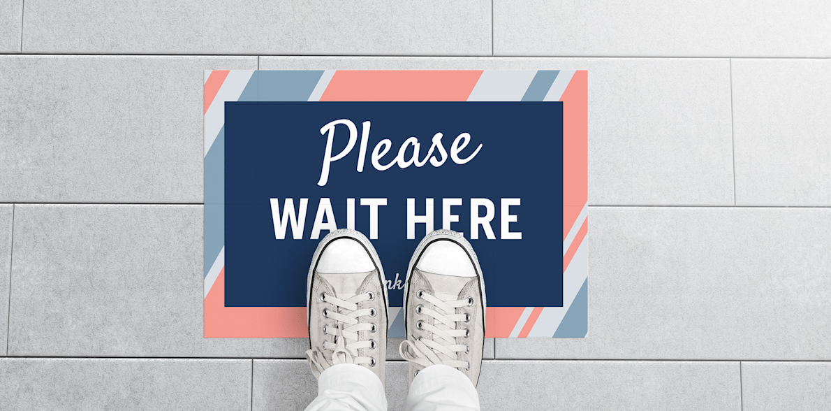 Custom Floor Decals, Floor Stickers & Signs | VistaPrint