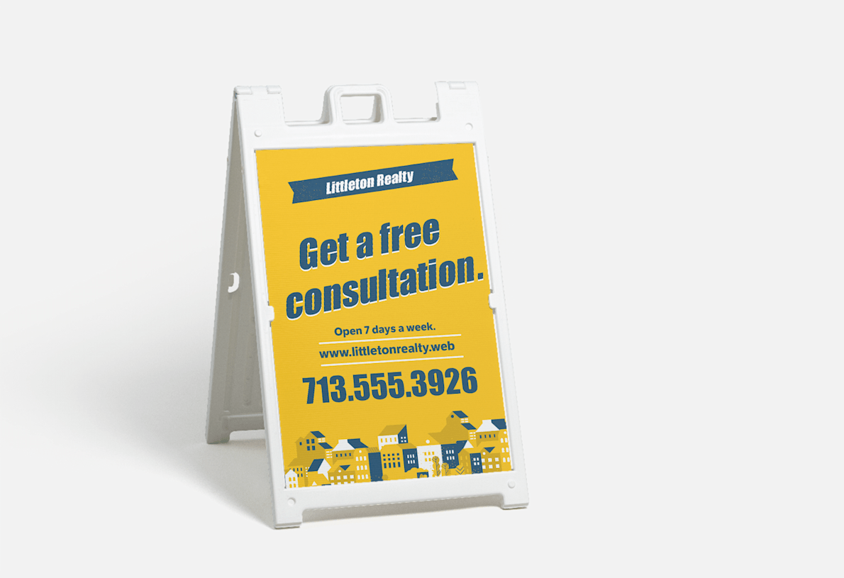 Signicade A-Frame, Sign Frames | VistaPrint