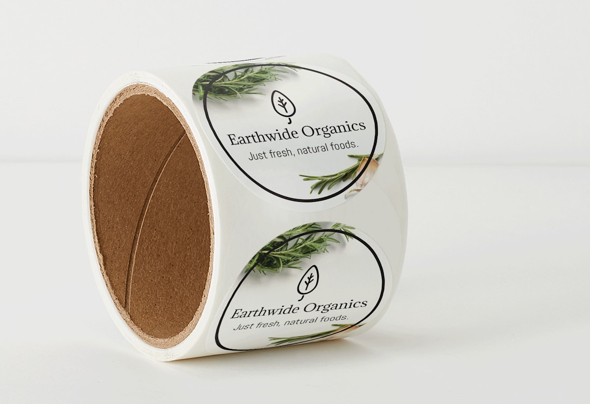 Custom Sticker Rolls, Custom Roll Labels | VistaPrint