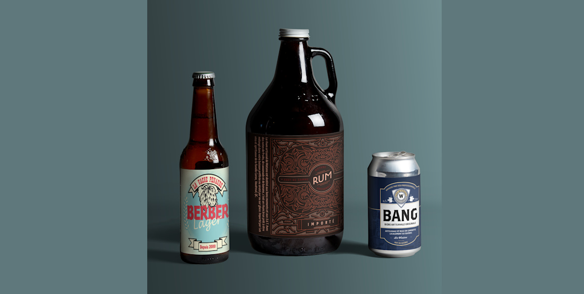 Étiquettes de bière personnalisées, étiquettes imprimées pour ...