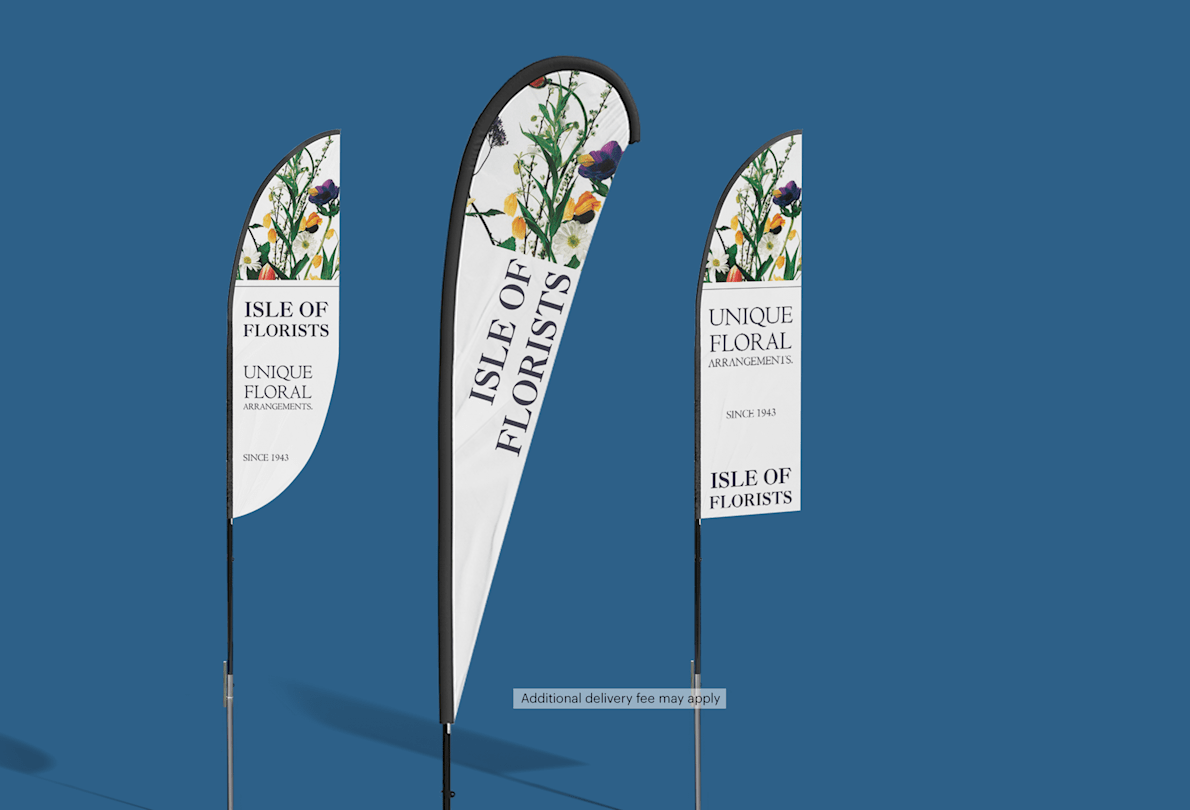Teardrop Banners | Custom Feather Flags | Vistaprint AU