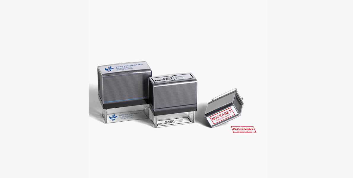 Selvfarvende stempler, Miljøvenlige stempler | Vistaprint