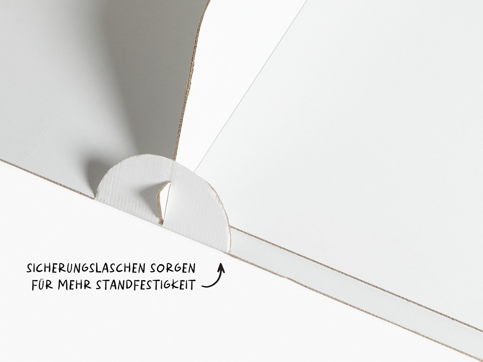 Werbeaufsteller aus Karton