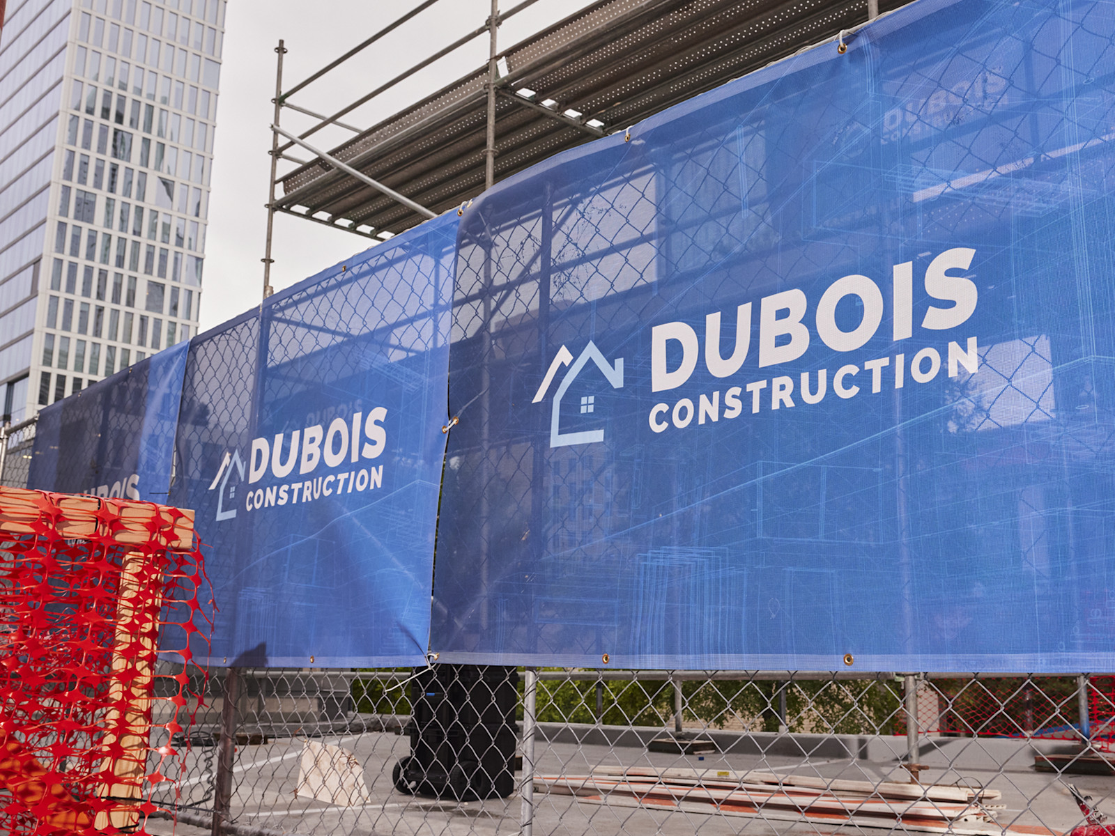 Bauzaunbanner & Mesh-Banner drucken