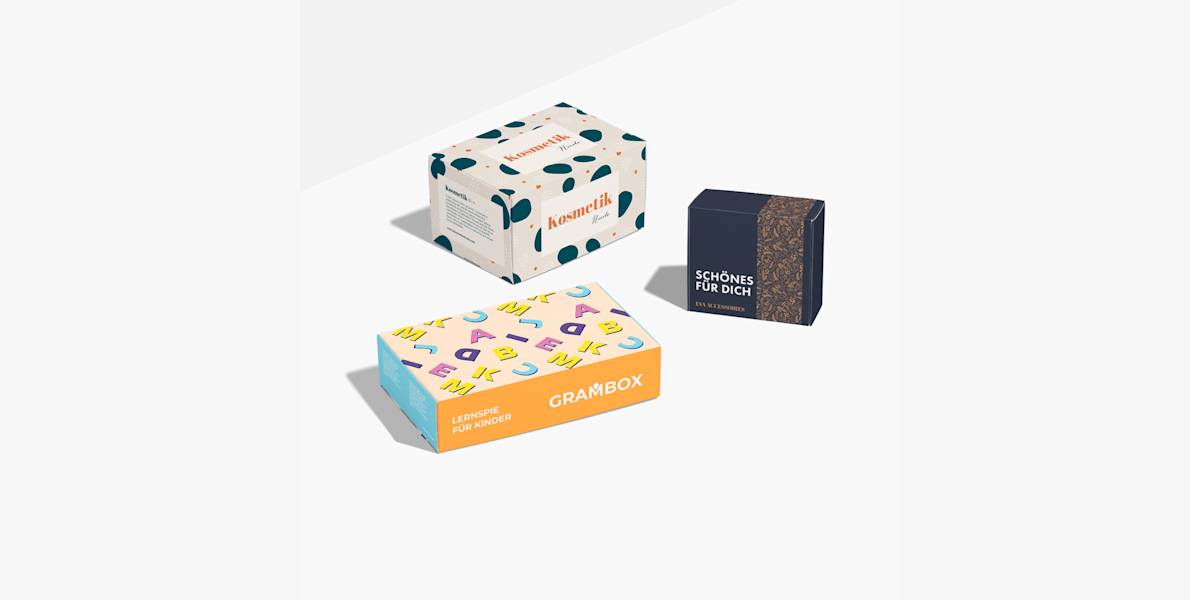 Personalisierte Klappschachteln | VistaPrint