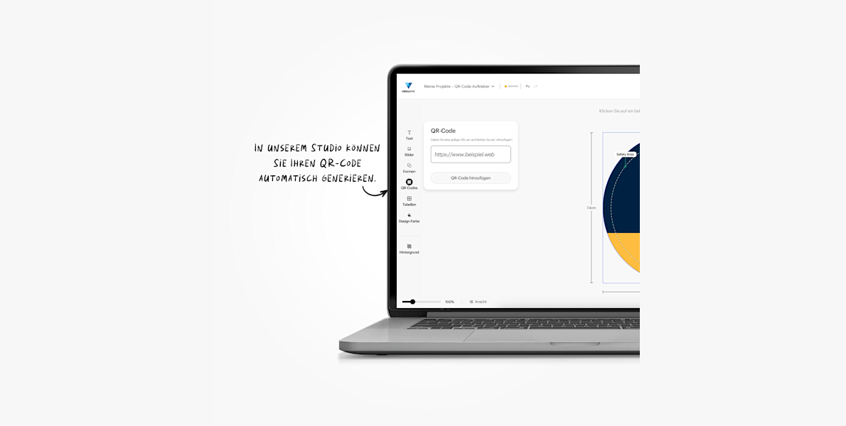 QR-Code-Aufkleber, Sticker mit QR-Codes bedrucken | VistaPrint