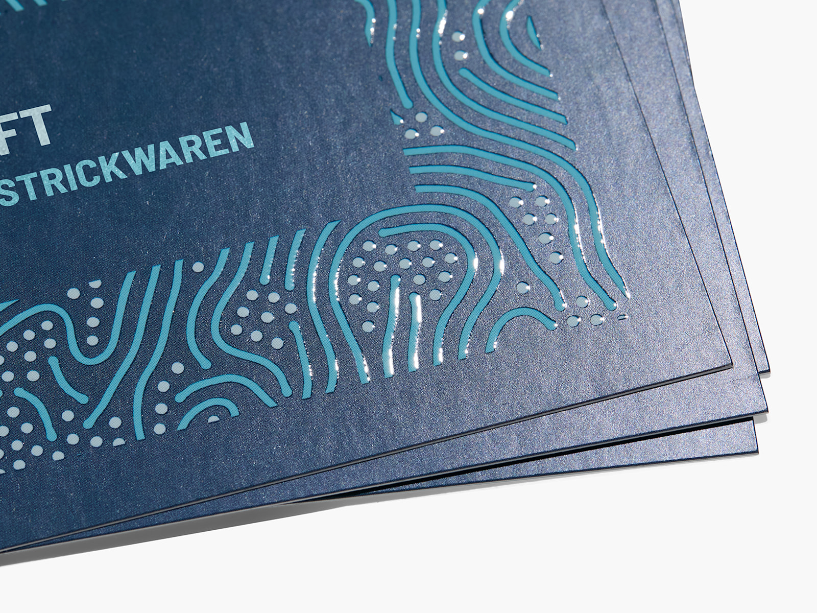 Postkarten mit UV-Lack bedrucken