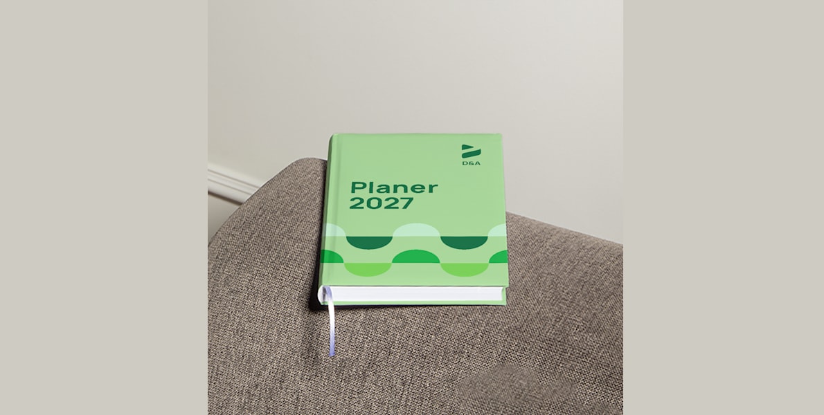 Personalisierbare Terminplaner mit Hardcover und Kunstleder-Cover
