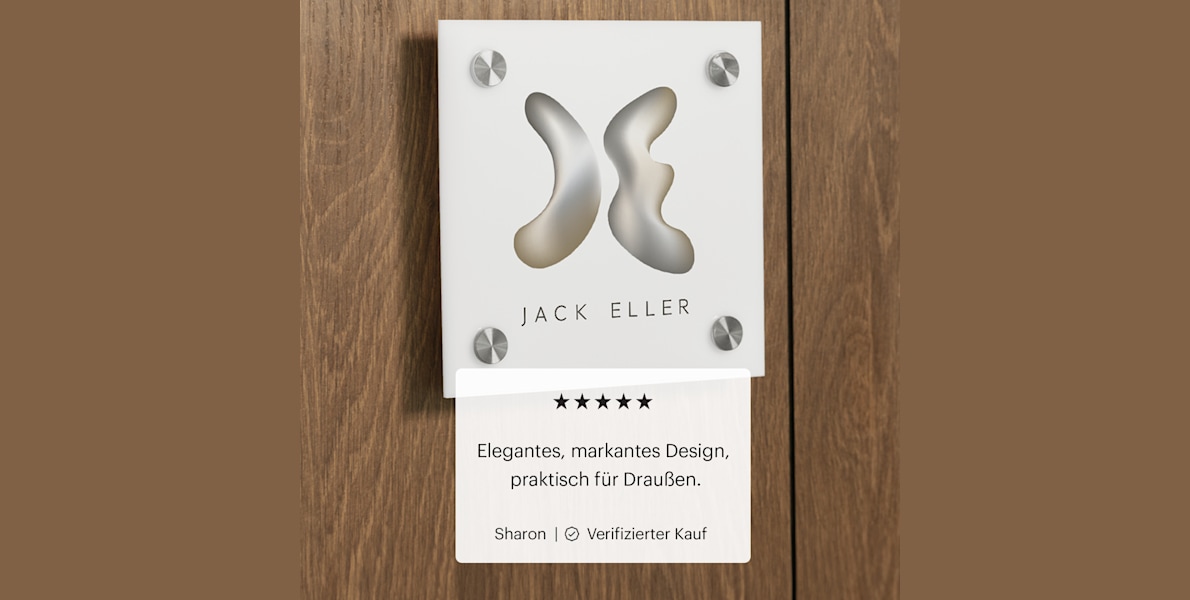 Firmenschild Acrylglas, Acrylglas Schild selbst gestalten | VistaPrint