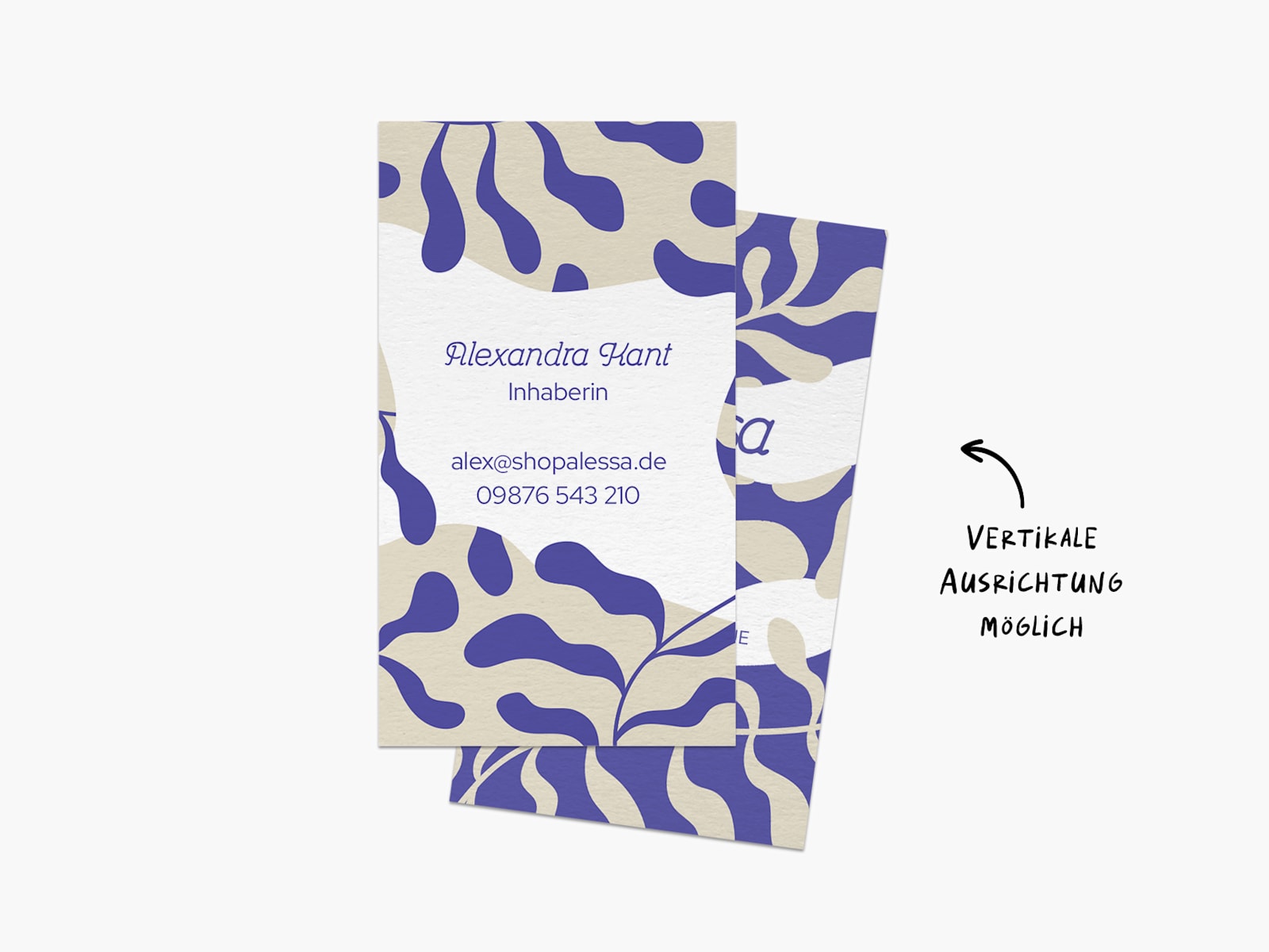 Eigene Visitenkarten erstellen (Typ Standard) | Vistaprint