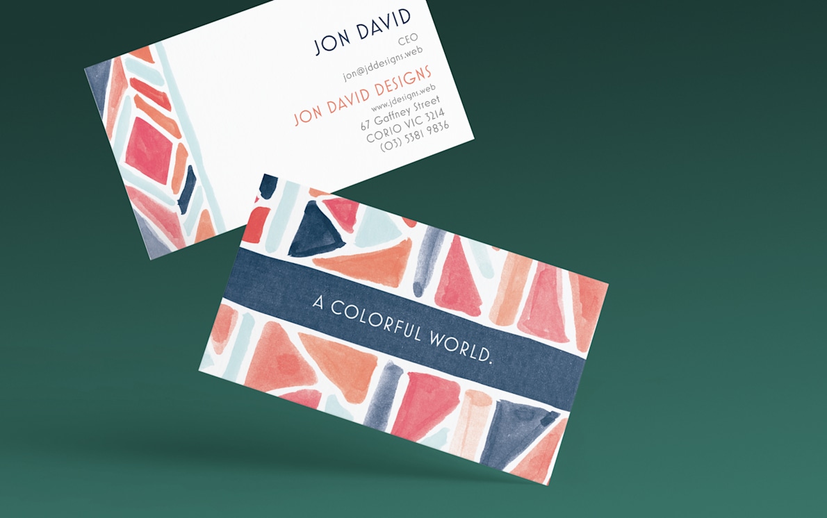 Cotton Business Cards, Cotton Paper Printing | Vistaprint AU