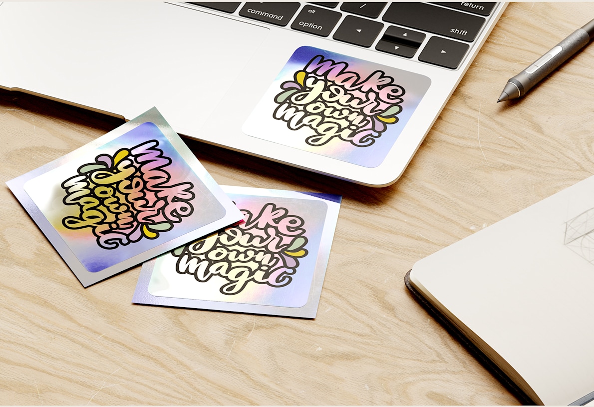 Holographic Stickers, Hologram Sticker Printing | VistaPrint AU