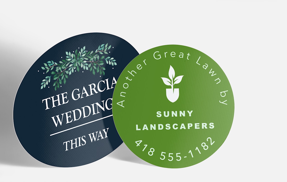 Custom Lawn & Yard Signs | VistaPrint CA