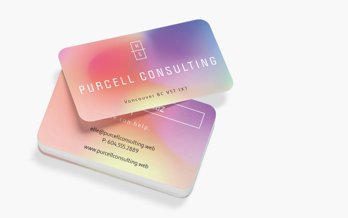 Rounded Corner Business Cards, Rounded Edge Cards | VistaPrint