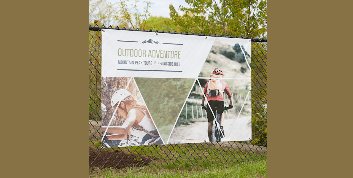 Custom Mesh Banners, Outdoor Mesh Banners | VistaPrint CA