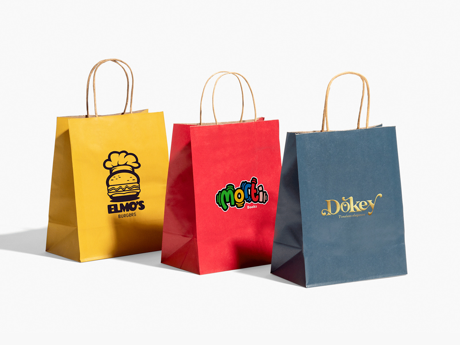 Colored Paper Bags with Handles | VistaPrint Canada