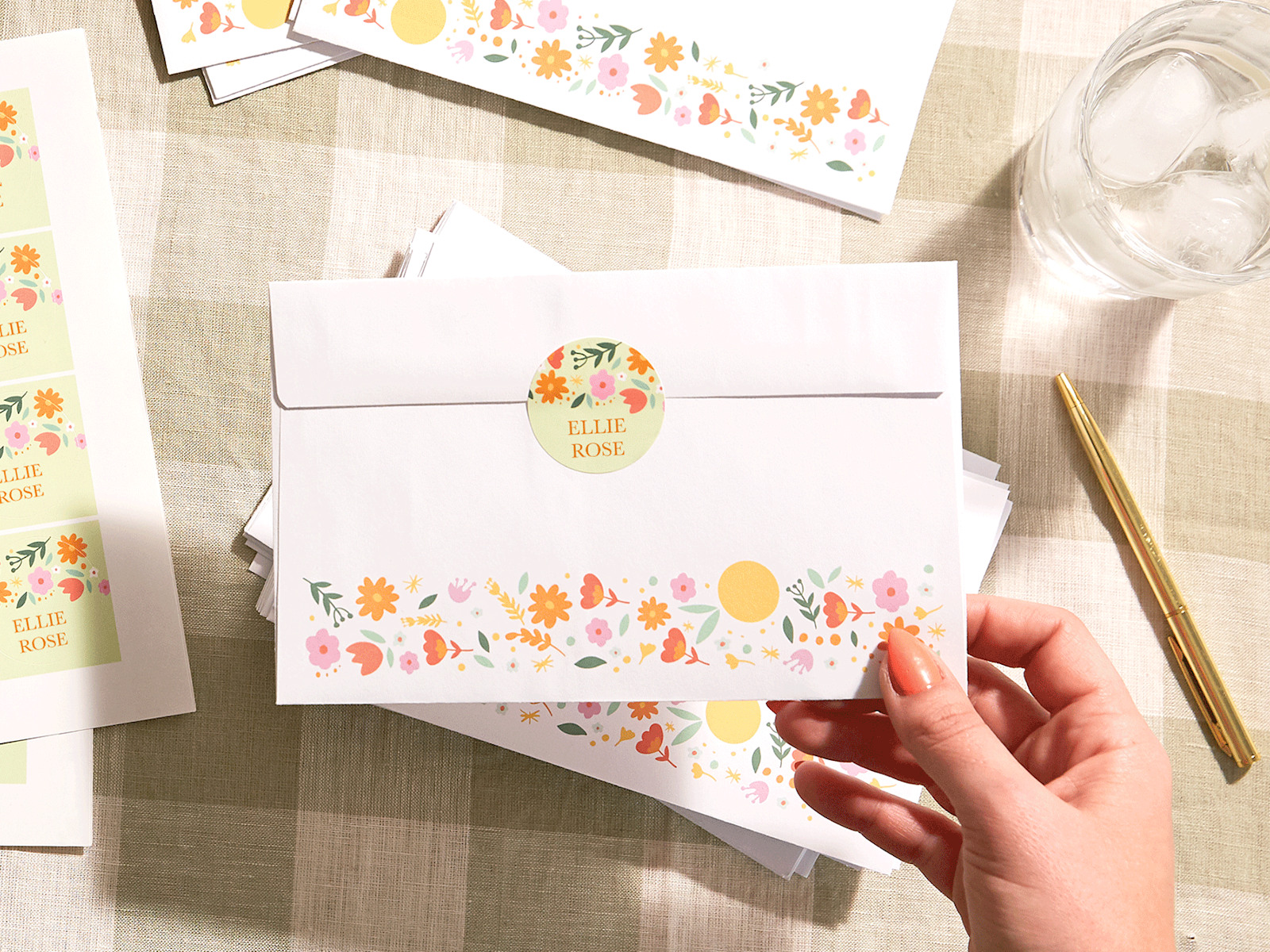 Envelope Seal Templates Gold Foil Classic Envelope Seals | Wall Street