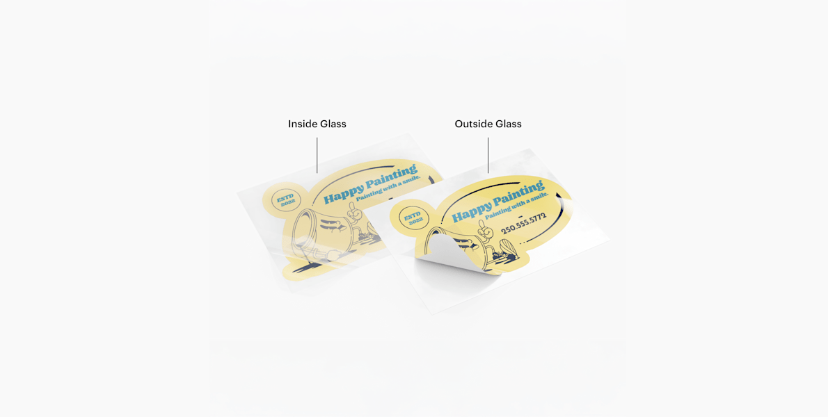 Custom Car Window Decals & Stickers | VistaPrint CA