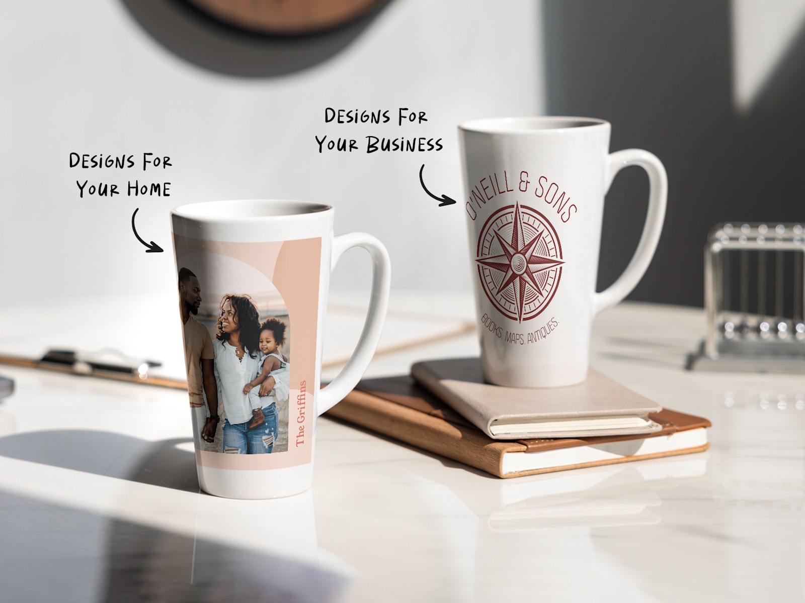 Custom Tall Latte Mugs | VistaPrint