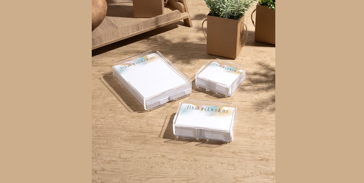 Acrylic Post-It Note Holders | VistaPrint