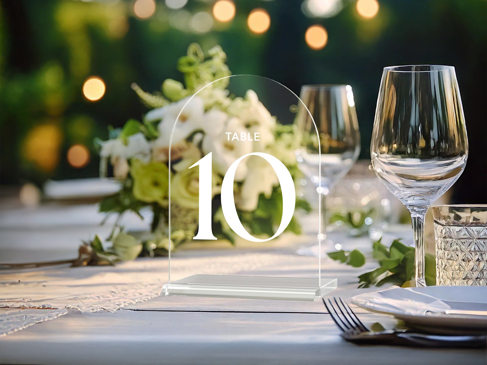 Custom Acrylic Table Signs | VistaPrint