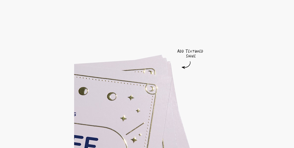 Embossed Foil Postcards | VistaPrint