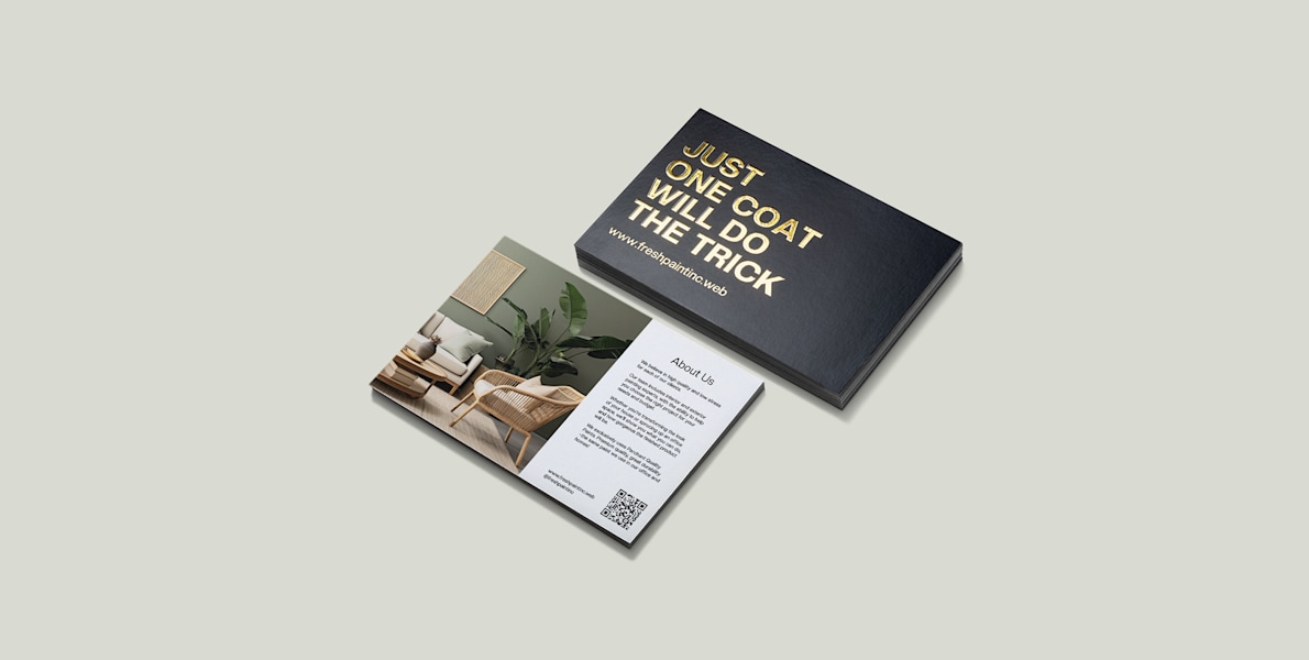 Embossed Foil Postcards | VistaPrint