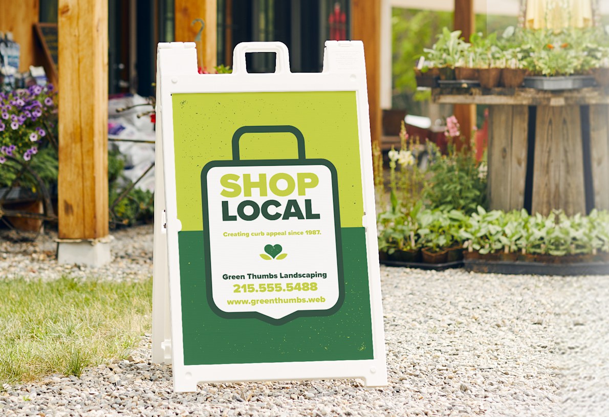 Signicade A-Frame Sign Frames | Vistaprint Canada