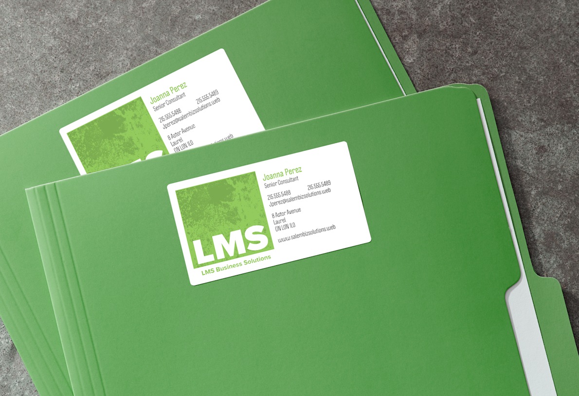 Business Card Stickers & Stickers for Business | VistaPrint CA