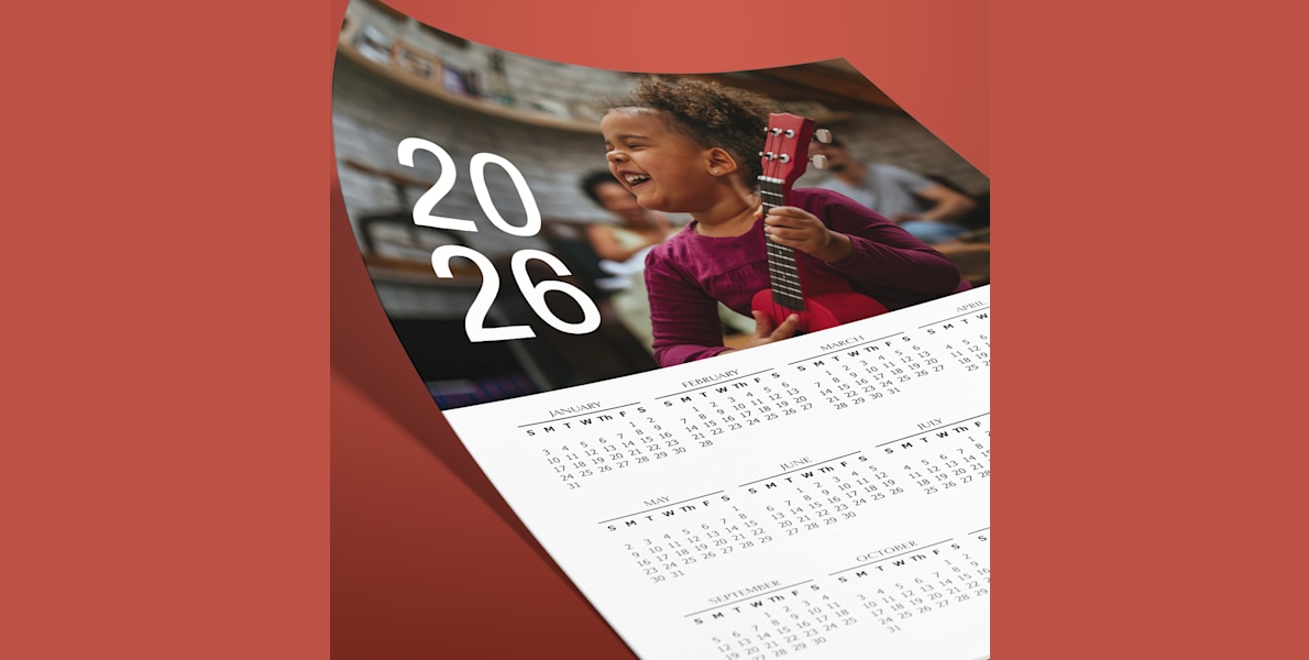 Poster Calendars: Personalised Photo Poster Calendars | VistaPrint