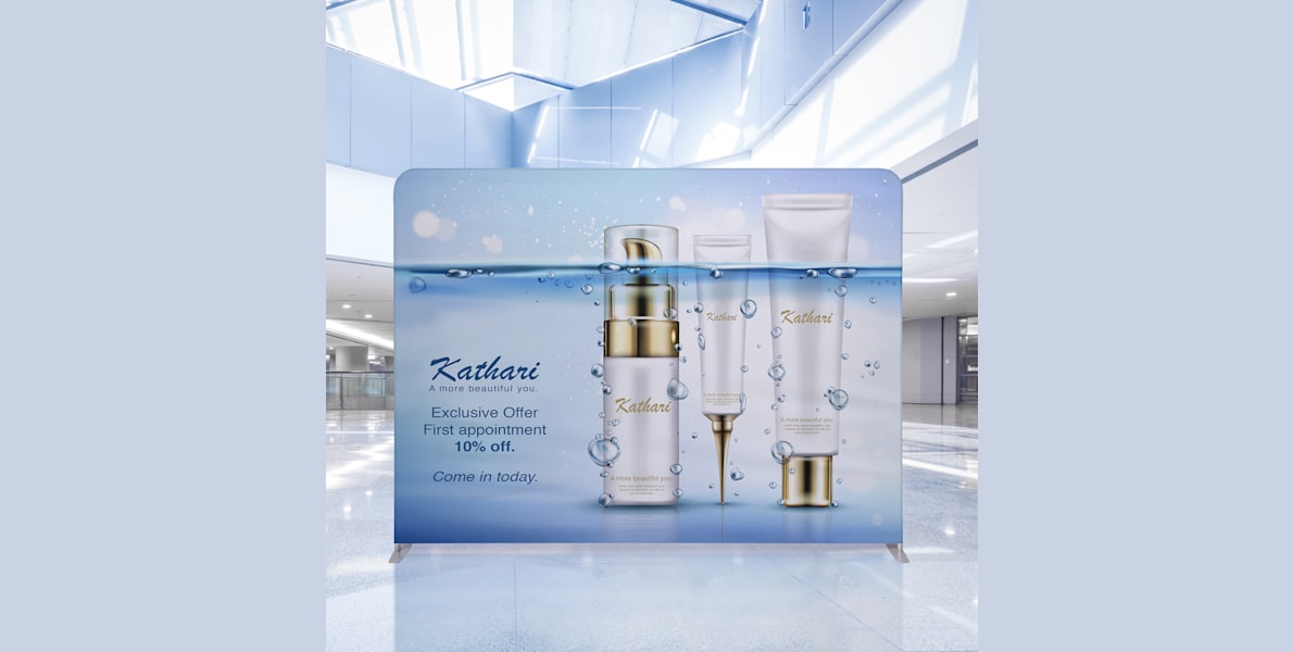 Tension Fabric Displays, Tension Banners | VistaPrint