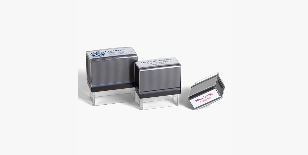 Custom Self-Inking Stamps | Vistaprint UK Custom Self-Inking Stamps | Vistaprint UK