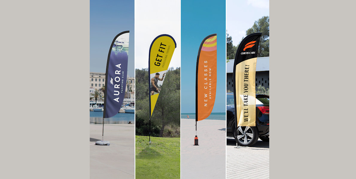 Custom Flags: Feather, Sail, Teardrop Flags | Vistaprint