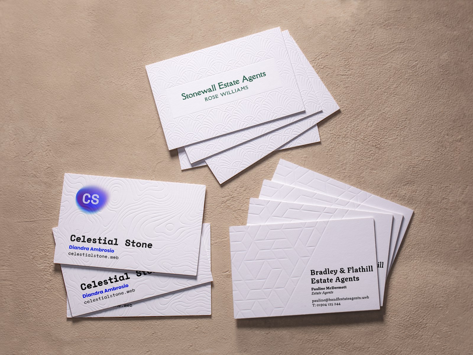 Letterpress Business Cards & Debossed Business Cards | VistaPrint