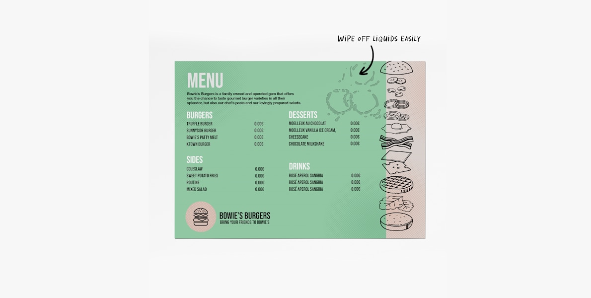 Restaurant Menu Printing & Menu Design | Vistaprint