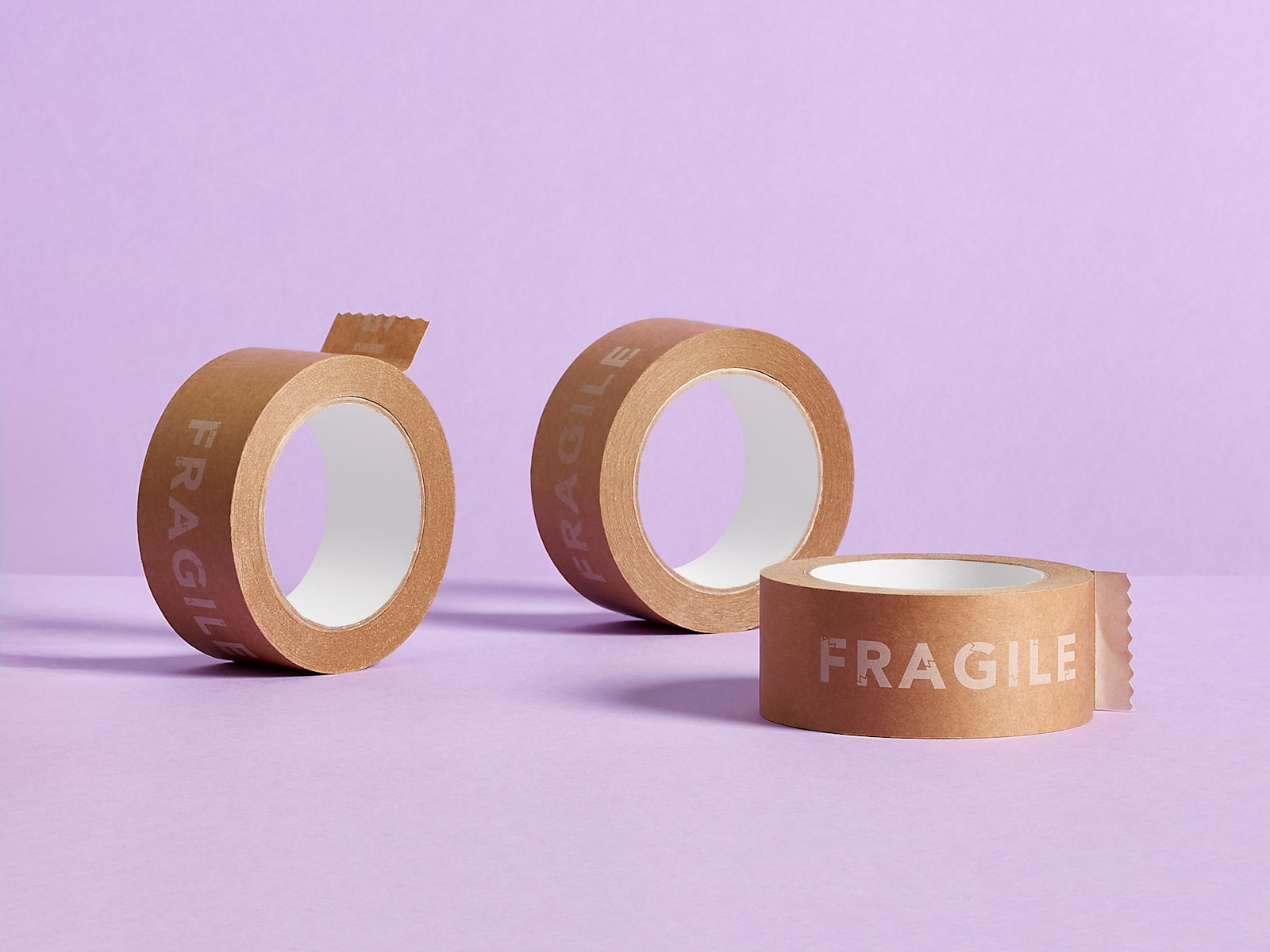Pre-printed "Fragile" Kraft Packaging Tape VistaPrint
