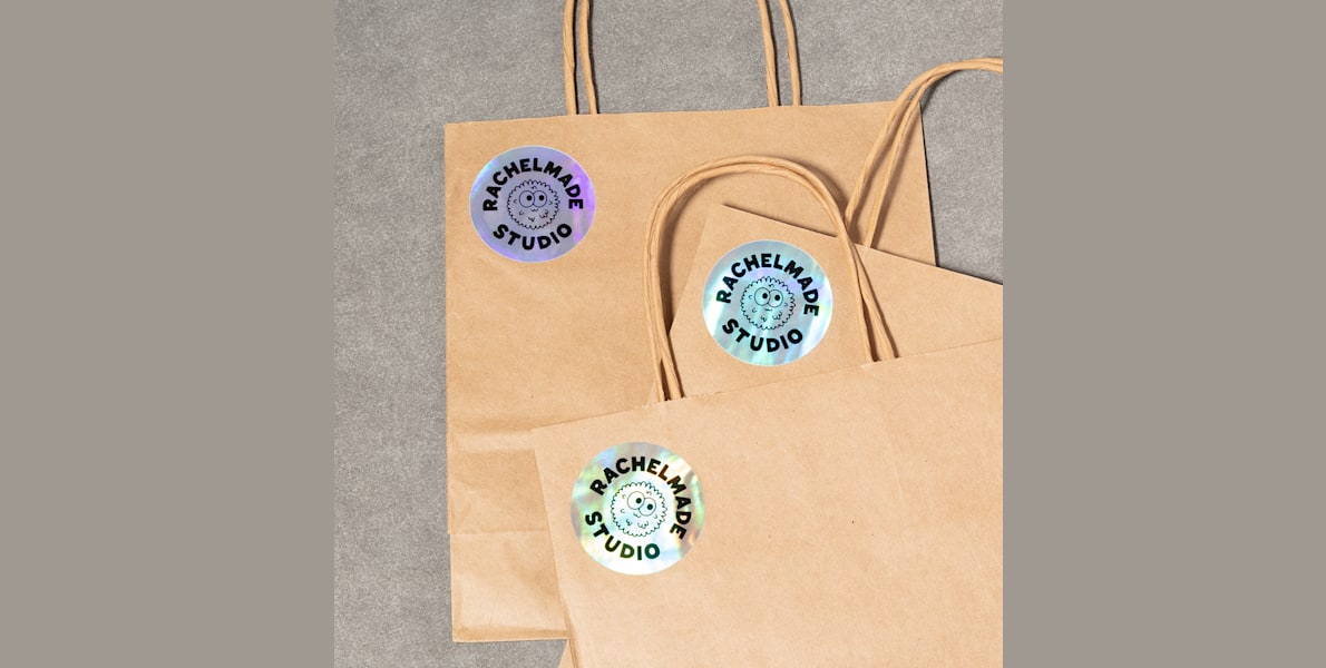 Personalised Holographic Stickers | VistaPrint UK