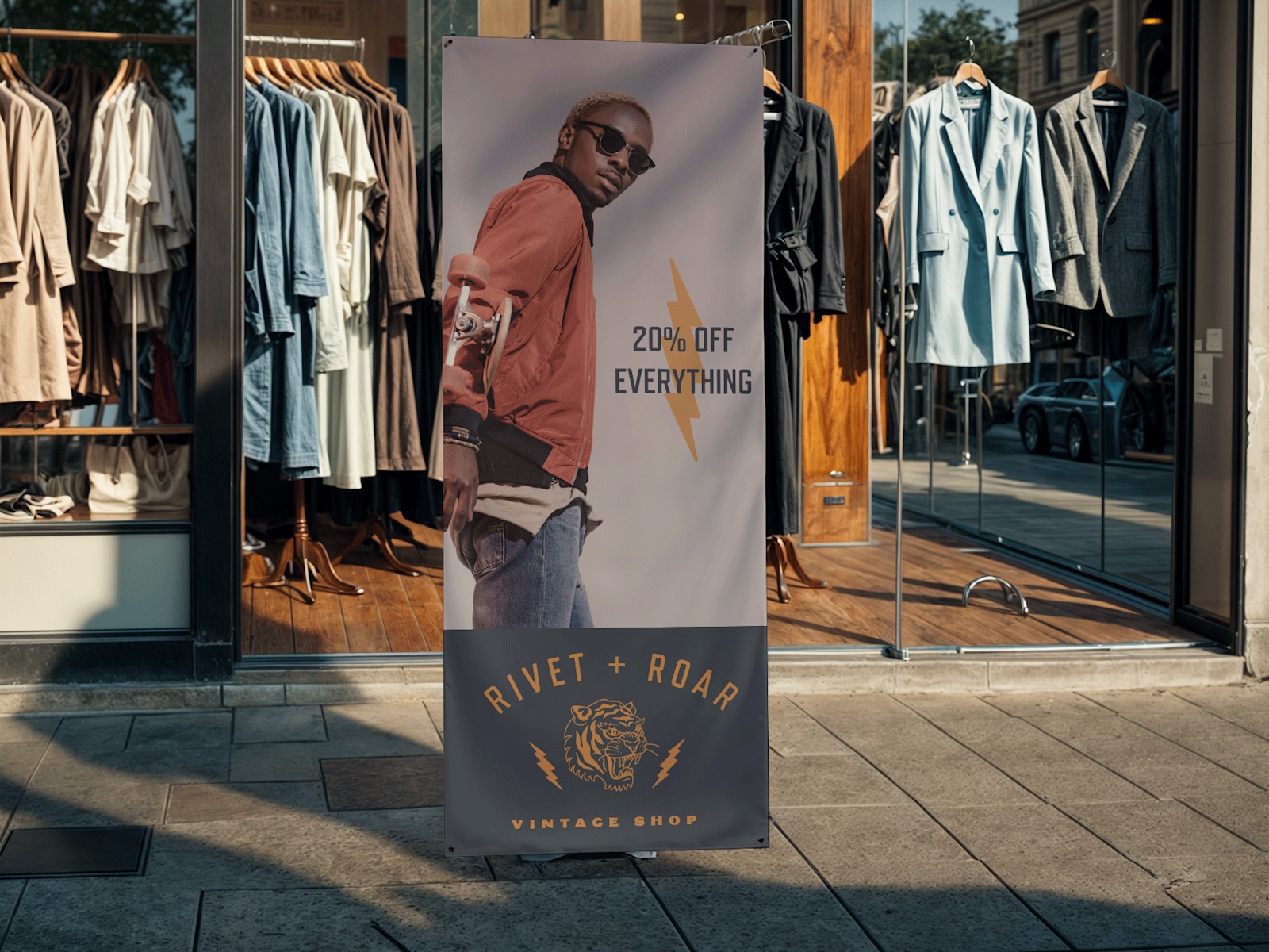 Personalised Outdoor X-Banners Printing UK