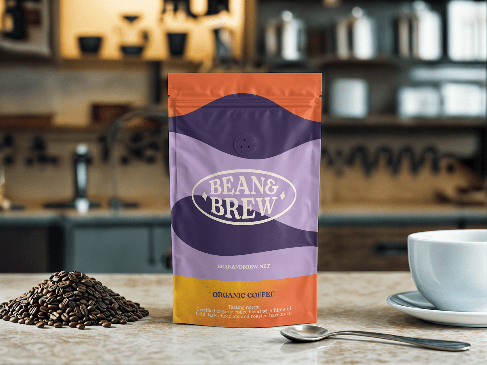 Coffee Pouches, Custom printed Coffee Packaging