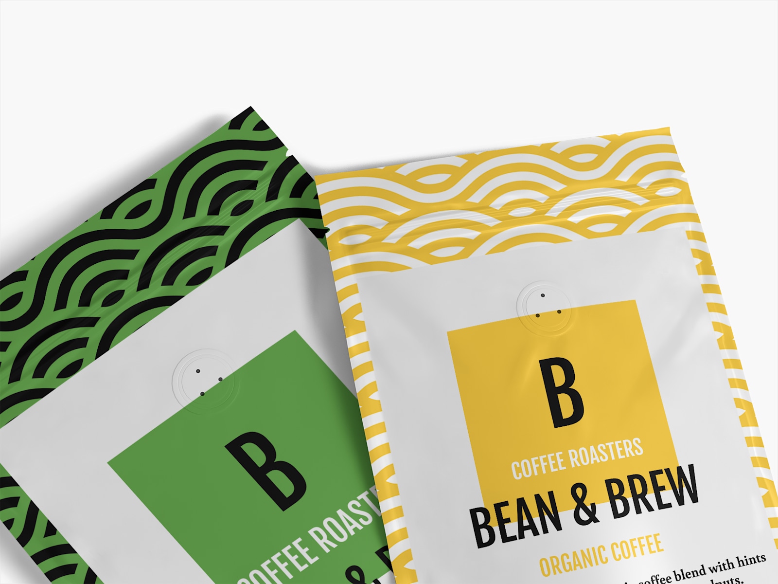 Coffee Pouches, Custom printed Coffee Packaging