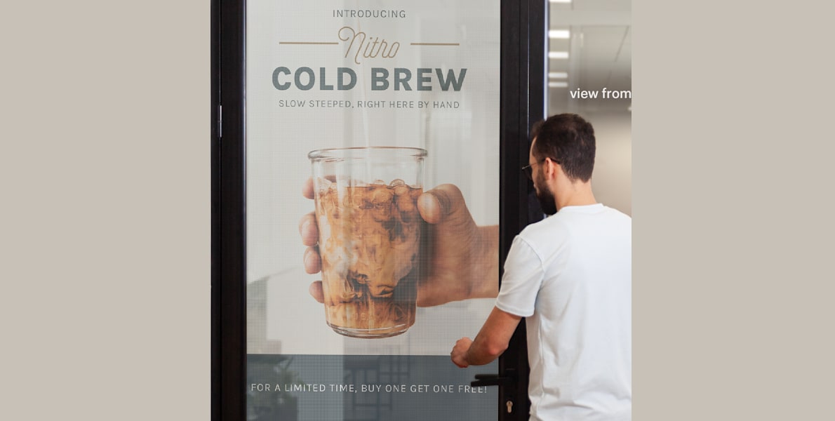 Perforated Window Stickers, Perforated Window Graphics | VistaPrint