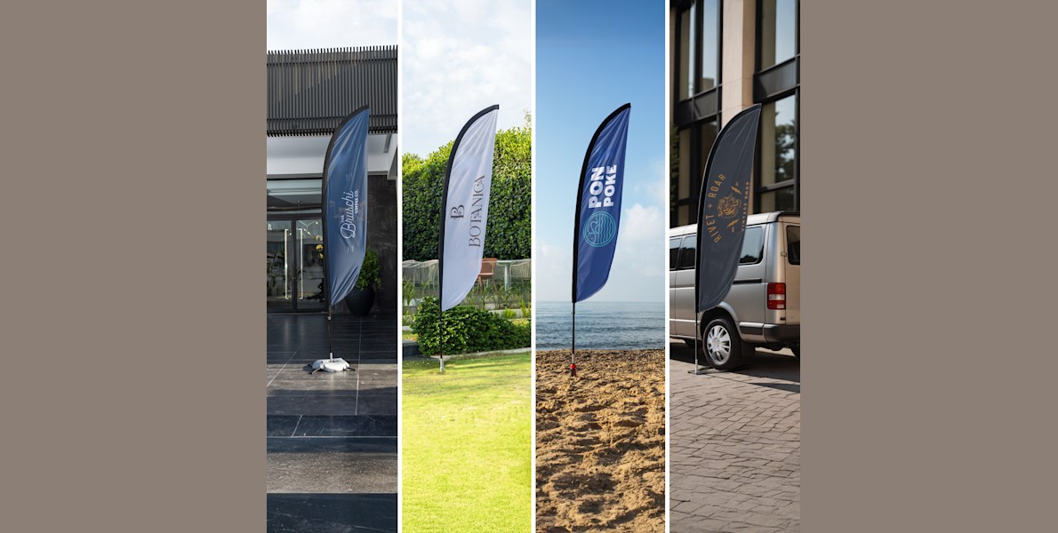 Custom Feather Flags Printing | VistaPrint