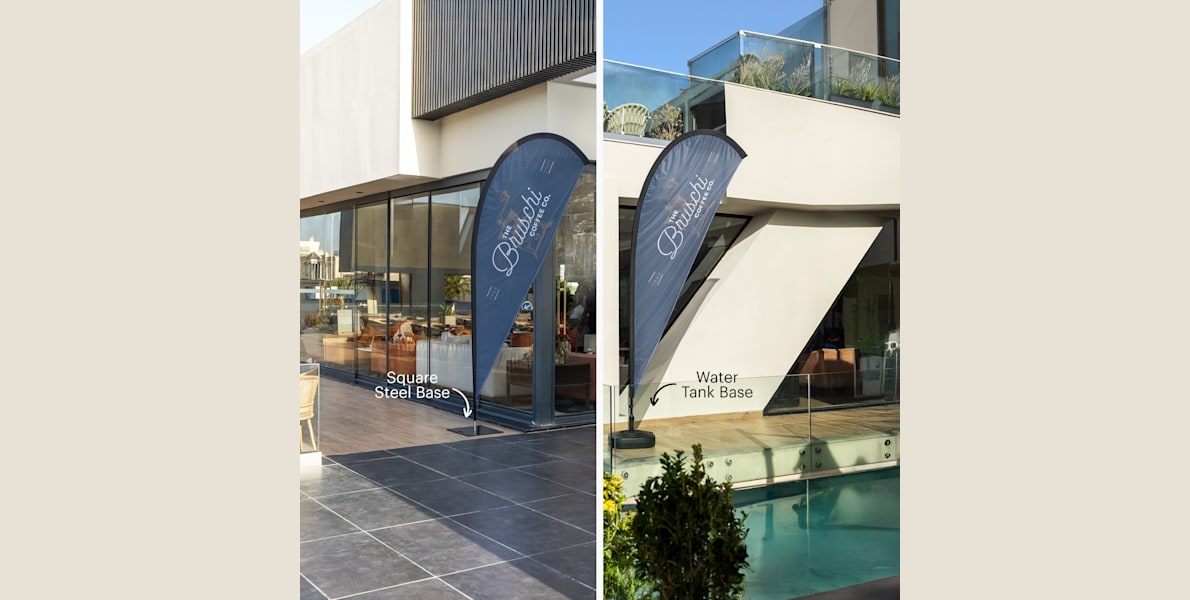 Custom Teardrop Flag Printing | VistaPrint